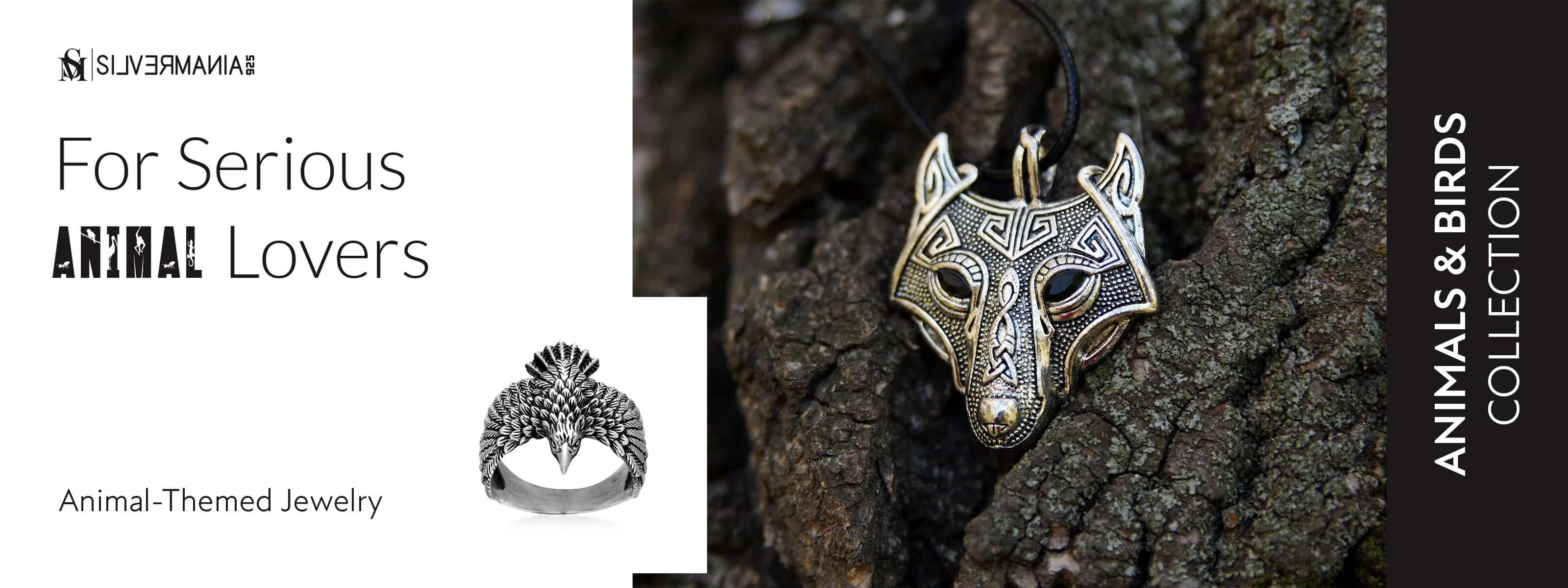 Animal-Themed 925 Sterling Silver Jewelry | SilverMania925